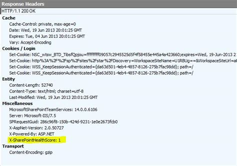 sharepoint x sharepoint health score monitoring forum server