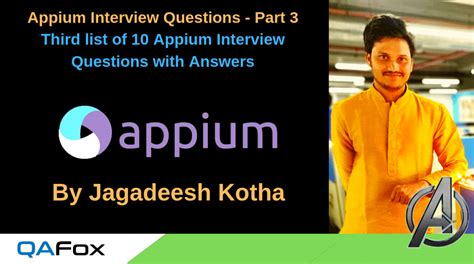 Appium Interview Questions And Answers Part 3 10 Questions QAFox
