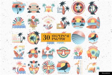 Summer Svg Png Eps Graphic By Happywatercolorshop Creative Fabrica