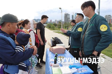 ФОТО Хүүхэд залууст анхны тусламжийн мэдлэг олгов