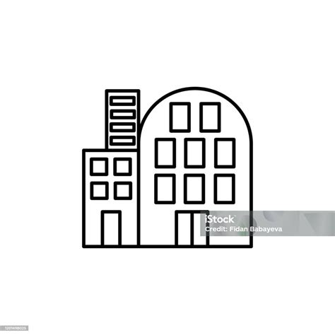 호텔 여관 라인 아이콘 웨딩 일러스트 아이콘의 요소입니다 표지판 기호는 웹 로고 모바일 앱 Ui Ux에 사용할 수 있습니다 가정의 방에 대한 스톡 벡터 아트 및 기타 이미지