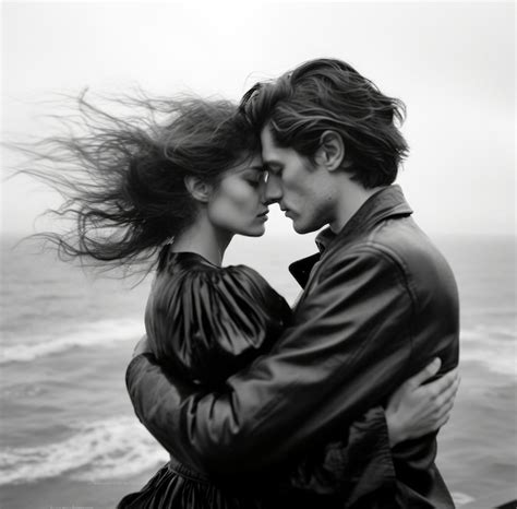 Портрет влюбленной пары проявляющей привязанность Бесплатно Фото