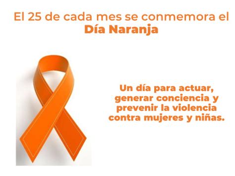 Todos Los DÍas 25 De Cada Mes Son DÍa Naranja Comisión Coordinadora