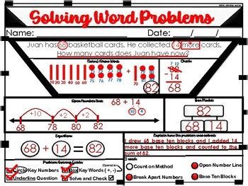 Addition And Subtraction Word Problems Addition Word Problems TpT