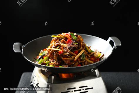 干锅茶树菇 中国菜系 食品餐饮 摄影素材 汇图网www huitu