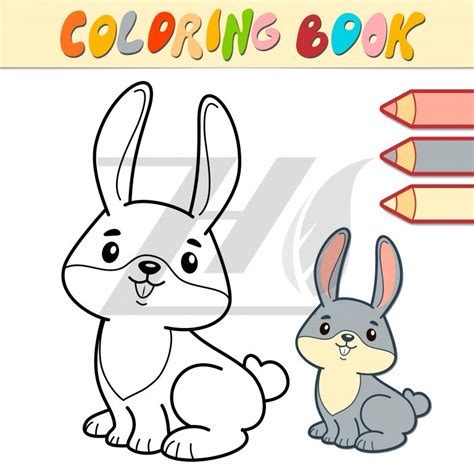 دانلود وکتور صفحه رنگ آمیزی خرگوش دانلود رایگان فایل لایه باز، Psd، وکتور، لوگو و موکاپ