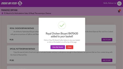 GitHub Kishan Order My Food Food Ordering App Using Angular And Material UI