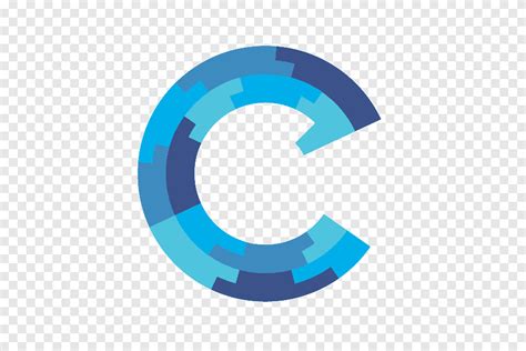 Blue Letter C Logo Logo C Programmer Letter C Sticker Computer