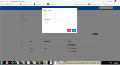 Simple Crud Using Ajax Pdo Oop