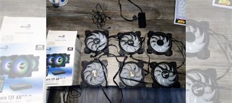 Вентиляторы корпусные Aerocool Saturn 6шт + хаб купить в Казани с ...