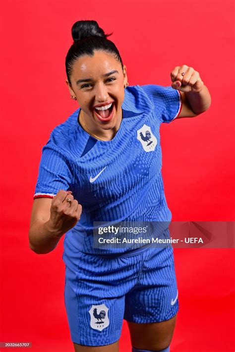 Sakina Karchaoui Of France Poses For A Portrait Prior To The Uefa