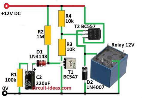 Simple Delay On Delay Off Timer Circuit Circuit Ideas For You