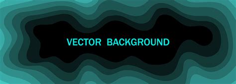 추상적인 지형 배경입니다 파란 종이 커트 모양 장식용 디자인 포스터 벡터 일러스트 레이 션입니다 0명에 대한 스톡 벡터 아트 및