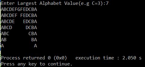C Program To Print Triangle Of Numbers In Reverse Pattern Images