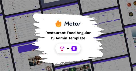 Metor Angular 19 Food Pos Admin Template Admin Templates Ft Pos