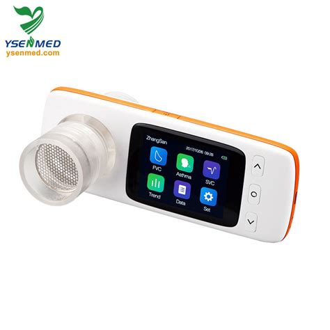 Ysspr204 Portable Pulmonary Lung Function Tests Analyzer Spirometer Medical Equipment