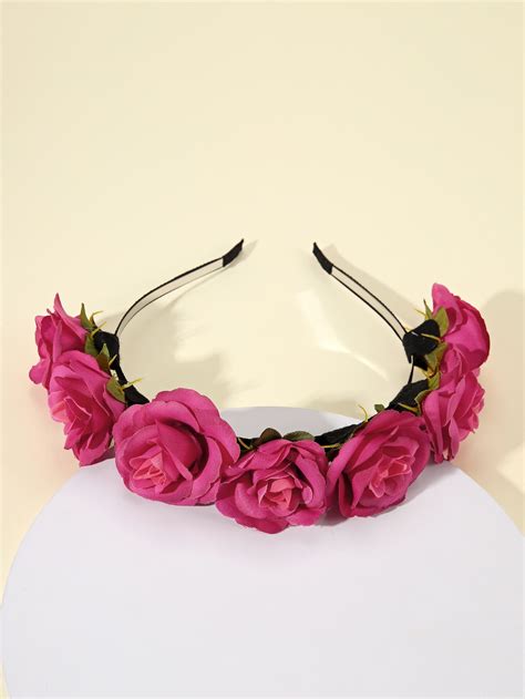 طوق الشعر مزخرف بزهر