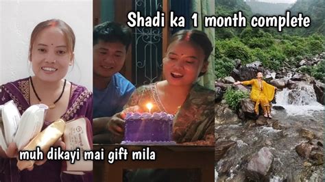 muh dikayi mai muje kya mila shadi ka 1month complete hua vlog viralvideo youtube