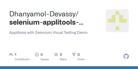 🚀 Ai Powered Visual Testing With Selenium And Applitools Dhanyamol Devassy