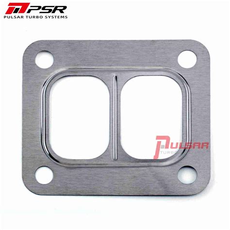 Turbo T4 Flange Stainless Steel Gasket Twin Scroll Divided Turbine
