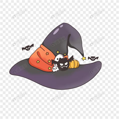 할로윈 마녀 모자 Png 일러스트 무료 다운로드 Lovepik