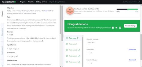 Soundarya Lakshmi A On Linkedin Hackerrankchallenge 30daysofcode
