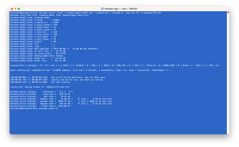 install whisper cpp on your mac in 5mn and transcribe all your podcasts