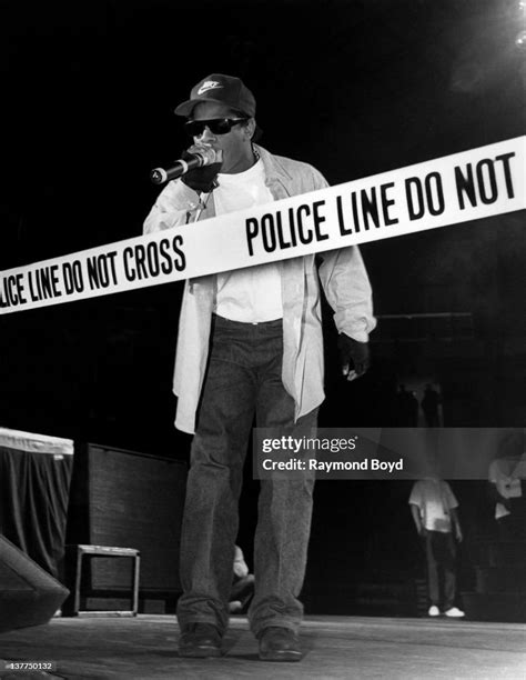 Rapper Eazy E Of Nwa Performs During The Straight Outta Compton