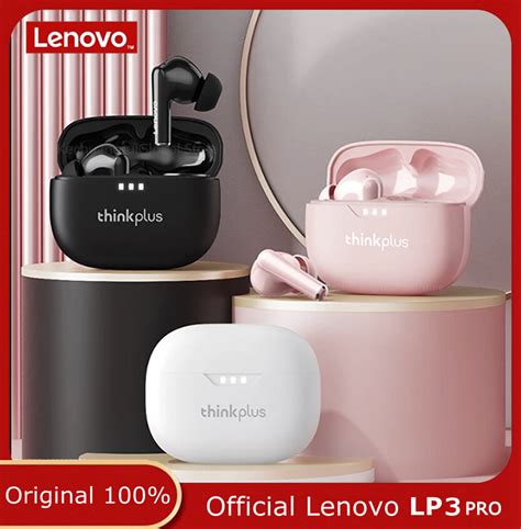 Lenovo Live Pods Lp Pro Tws Bluetooth Headset Led Power Display Noise Reduction Sports Gaming