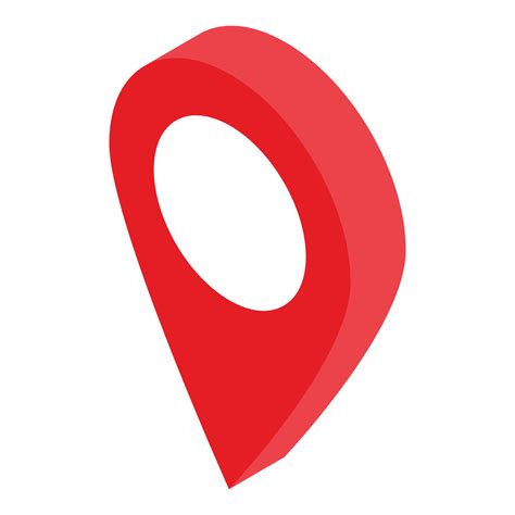 Gps Map Pin Icon Isometric Style 15552233 Vector Art At Vecteezy