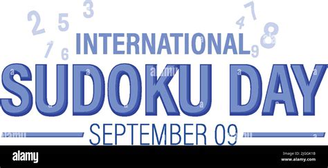 International Sudoku Day Banner Design Illustration Stock Vector Image