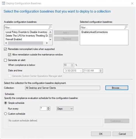 Configuration Baseline Remediation How To Create The Baseline Enhansoft