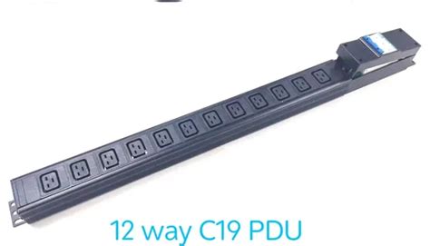 12 Way C19 Power Distribution Unit Pdu Socket For Rack Cabinet And It Hosting Data Center Pdu