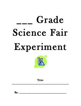 Science Fair Project Lab Report Guided Template By Rosaria Circelli