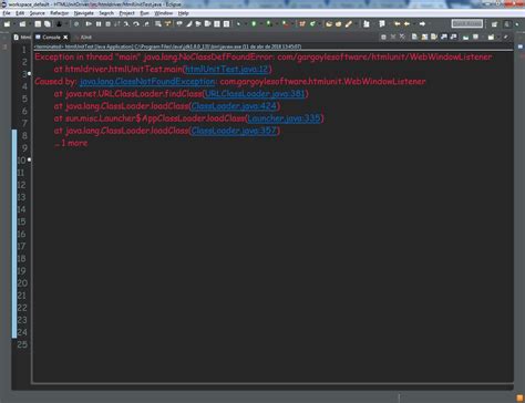 Selenium Webdriver Htmlunitdriver Error Javalang