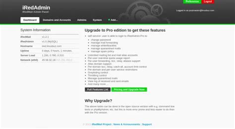 Setup Full Featured Mail Server With Iredmail On Centos 8
