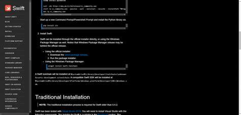Установка Swift на Windows Изолента клей cmd Хабр
