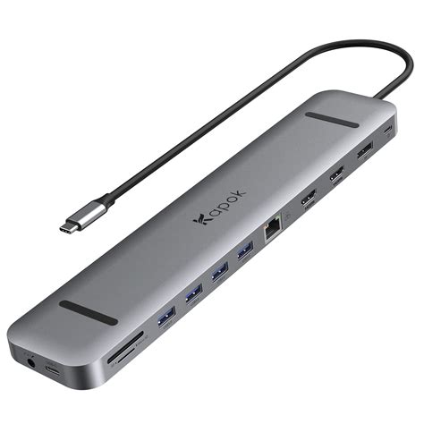 Buy Usb C To Dual Hdmi Adapter Usb C Docking Station In Triple Display Usb C Dual Monitors
