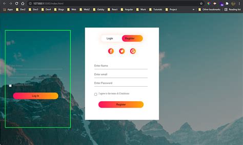 Beau Formulaire De Connexion Et Dinscription Avec Html Et Css