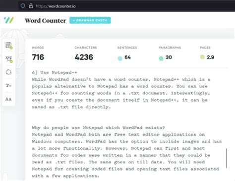 How To Count Words In Notepad