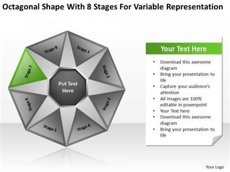 with 8 stages for variable representation ppt business plan consulting