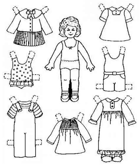 Шаблон одежды из бумаги