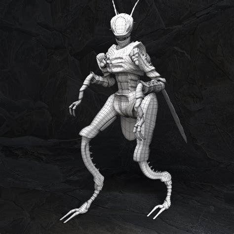 Grasshopper Mutant 3d Model Turbosquid 1629558
