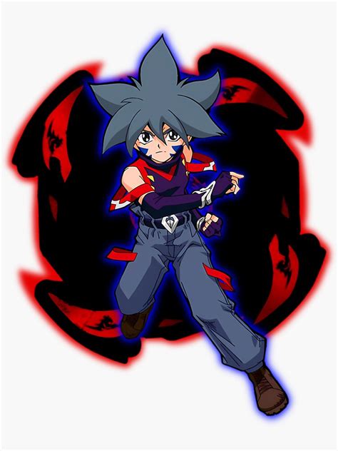 Beyblade V Force Kai And Dranzer V Sticker For Sale By