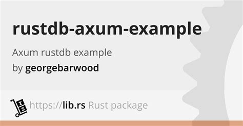 rustdb axum example — rust application lib rs