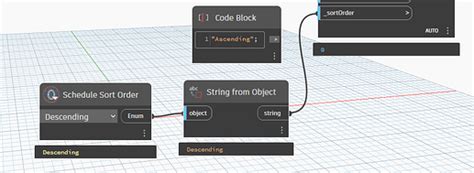 Schedule Sorting And Grouping Revit Dynamo