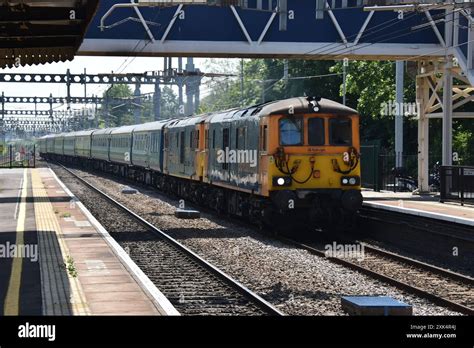 Class 73 Electro Diesel Locomotives At Tilehurst Station On 10th June