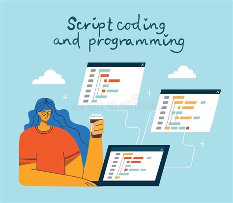 Programming And Coding Website Development Web Designflat Design
