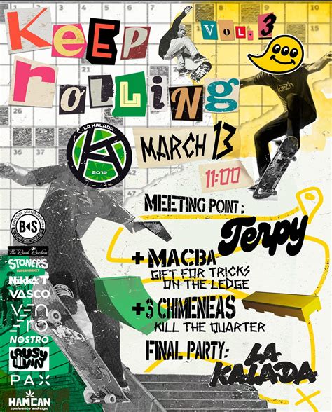 Keep Rolling Vol 3 Eventos Skateboard