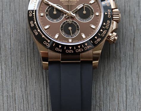 Rolex Daytona Everose Gold Oysterflex Chocolate Dial 116515ln 2021 Watch Vault Australia